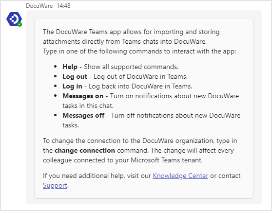 Connect to Teams: Notifications for workflow tasks